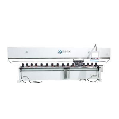 China Automatic Vertical V Grooving Machine 1250mm 4000mm Two Tool Holders Round Trip Cutting for sale