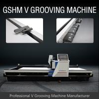 China Hydraulic CNC V Grooving Machine For Stainless Steel In Elevator Industry for sale