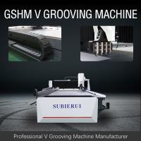 China Vertical CNC V Grooving Machine 1560 for Stainless Steel Decoration 1250mm Width for sale