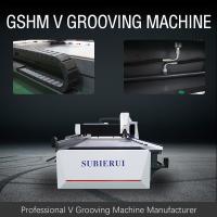 China Home Decoration V Slotting Machine 1225 Metal Sheet Grooving Machine 1250mm Width 2500mm Length for sale