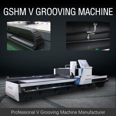 China 1560 Hydraulic High Speed V Grooving Machine 1500mm Width 6000mm Length for Metal for sale
