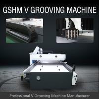 China Industrial V Groove Machine 1250mm Width 4000mm Length V Slotting Machine for Metal Door Industry for sale