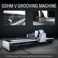 China 1240 Hydraulic High Speed V Grooving Machine 1250mm x 4000mm for Stainless Steel Decoration for sale