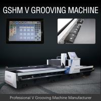 China Touch Screen High Speed V Grooving Machine For Kitchen Cabinet Stainless Steel Processing for sale