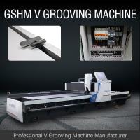 China Industrial V Groove Machine 1250mm Width 4000mm Length V Slotting Machine for Metal Door Industry for sale