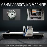 China Industrial V Groove Machine 1250mm Width 4000mm Length V Slotting Machine for Metal Door Industry for sale