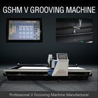 China Gantry High Speed V Grooving Machine 1250mm Width 4000mm Length Metal Furniture Making for sale