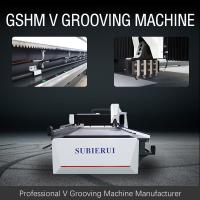 China 1500mm V Groove Cutter Machine for Home Decoration Sheet Metal Grooving 4000mm Length for sale