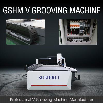 China CNC Precision V Slotting Machine 1500mm x 4000mm for Elevator Industry Metal Sheet Cutting for sale