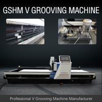 China Metal Curtain Wall CNC V Cutting Machine Signage Sheet Metal Grooving Machine 1532 1500mm 3200mm for sale