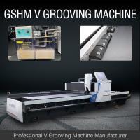China 1500mm V Groove Cutter Machine for Home Decoration Sheet Metal Grooving 4000mm Length for sale