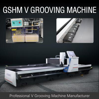 China 1500mm V Groove Cutter Machine for Home Decoration Sheet Metal Grooving 4000mm Length for sale