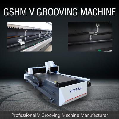 China CNC V Grooving Machine 1250mm 4000mm for Metal Signage Fabrication CE Certified for sale