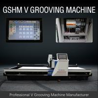 China Hydraulic V Slotting Machine For Elevator Part Sheet Metal Grooving Machine 1232 for sale