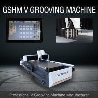 China Hydraulic V Slotting Machine For Elevator Part Sheet Metal Grooving Machine 1232 for sale