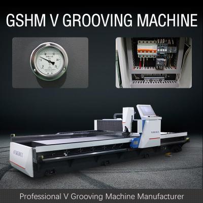 China Metal Curtain Wall CNC V Cutting Machine Signage Sheet Metal Grooving Machine 1532 1500mm 3200mm for sale