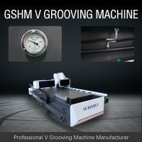 China Metal Curtain Wall CNC V Cutting Machine Signage Sheet Metal Grooving Machine 1532 1500mm 3200mm for sale