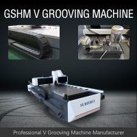 China Hydraulic V Groove Cutting Machine 1225 Stainless Steel Auto V Grooving 1250mm Width for sale
