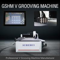 China Gantry High Speed V Grooving Machine 1250mm Width 4000mm Length Metal Furniture Making for sale