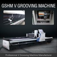 China Vertical CNC V Grooving Machine 1560 for Stainless Steel Decoration 1250mm Width for sale