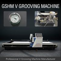 China CNC V Grooving Machine 1232 for Sheet Metal Curtain Wall Signage 1250mm Width for sale