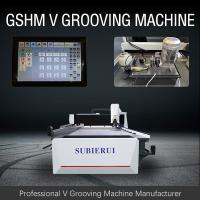 China CNC V Grooving Machine 1232 for Sheet Metal Curtain Wall Signage 1250mm Width for sale