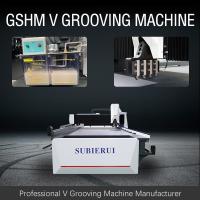 China 1240 CNC V Grooving Machine 1250mm Width 4000mm Length for Display Props Metal Furniture for sale