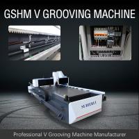 China CNC V Grooving Machine 1250mm 4000mm for Anti Skateboard Stainless Steel Decoration for sale