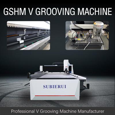 China 1240 Hydraulic High Speed V Grooving Machine 1250mm Width 4000mm Length for Stainless Steel Ornament Production for sale