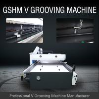China 1240 Hydraulic High Speed V Grooving Machine 1250mm Width 4000mm Length for Stainless Steel Ornament Production for sale