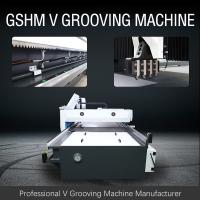 China 1225 Automatic V Grooving Machine For Cupboard Stainless Steel Processing for sale