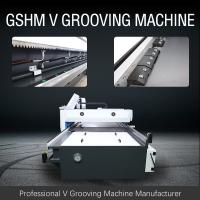 China Anti Skateboard Horizontal V Cutting Machine V Groover Machine 1240 1250mm Width 4000mm Length for sale
