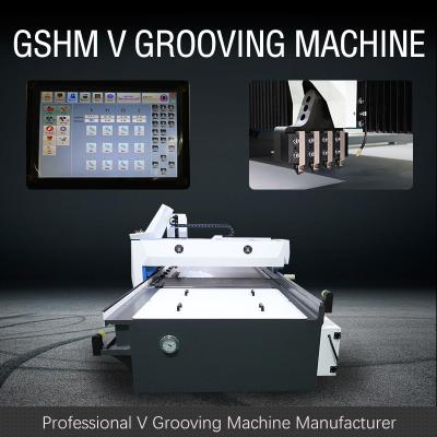 China 1540 Hydraulic CNC V Grooving Machine for Stainless Steel Kitchen Cabinets 1250mm Width 5mm Thickness for sale
