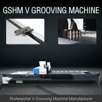 China Industrial V Groove Machine 1250mm Width 4000mm Length V Slotting Machine for Metal Door Industry for sale