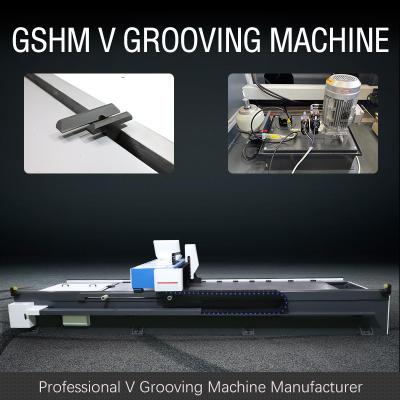 China Hydraulic V Groove Cutting Machine 1225 Stainless Steel Auto V Grooving 1250mm Width for sale