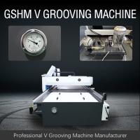 China Heavy Duty Horizontal V Cutting Machine Metal Curtain Wall V Groover Machine for sale