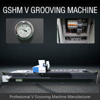 China Heavy Duty Horizontal V Cutting Machine Metal Curtain Wall V Groover Machine for sale