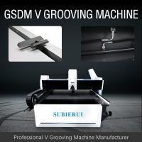 China 1225 Automatic V Grooving Machine For Cupboard Stainless Steel Processing for sale