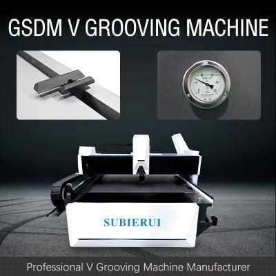 China 1225 High Speed V Grooving Machine 1250mm Width 2500mm Length for Sheet Metal Furniture Door Industry for sale