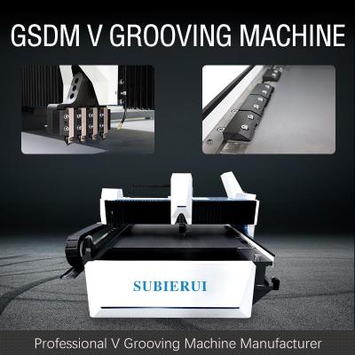 China 1225 Automatic V Grooving Machine CNC V Groove Cutter Machine Kitchen Cabinet Doors for sale