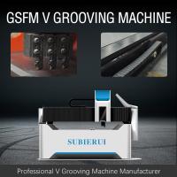 China 1540 Automatic V Grooving Machine Display Props V Grooving Machine For Sheet Metal for sale