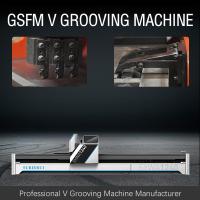 China High Speed Auto V Grooving Machine 1250mm Anti Skateboard Metal Grooving 1232 for sale