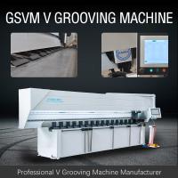 China Heavy Duty Sheet Metal Grooving Machine Door Industry V Groover Machine for sale