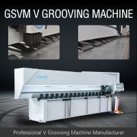 China CNC Sheet Metal Grooving Machine 1250mm Width 4000mm Length for Curtain Wall V Groover for sale
