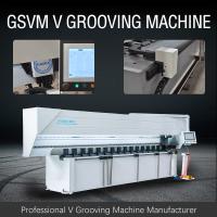 China CNC Sheet Metal Grooving Machine 1250mm Width 4000mm Length for Curtain Wall V Groover for sale