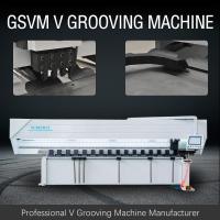 China Heavy Duty Sheet Metal Grooving Machine Door Industry V Groover Machine for sale