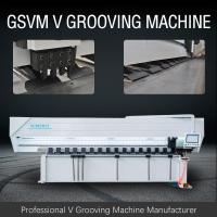 China Heavy Duty Sheet Metal Grooving Machine Door Industry V Groover Machine for sale