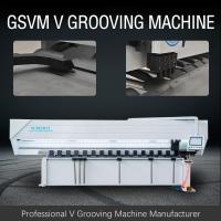 China CNC Sheet Metal Grooving Machine 1250mm Width 4000mm Length for Curtain Wall V Groover for sale