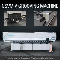 China Curtain Wall Vertical V Cutting Machine 1560 High Speed V Grooving Machine for sale