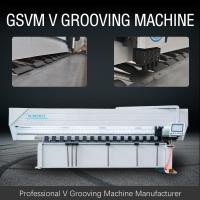 China Hydraulic Sheet Metal Grooving Machine 1250mm 4000mm Stainless Steel V Groove Cutter for sale